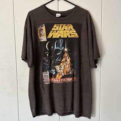 Star Wars The Saga Continues 2XL Graphic Tee Shirt | eBay