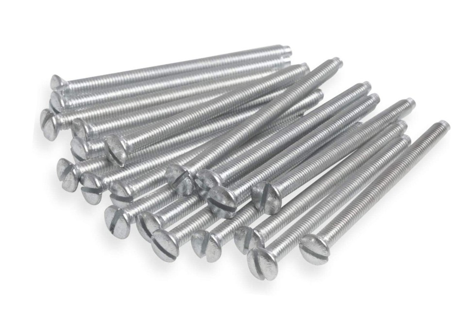 ELECTRICAL SOCKET SCREWS M3.5 25 35 40 50 50MM LONG SWITCH PLUG | eBay UK