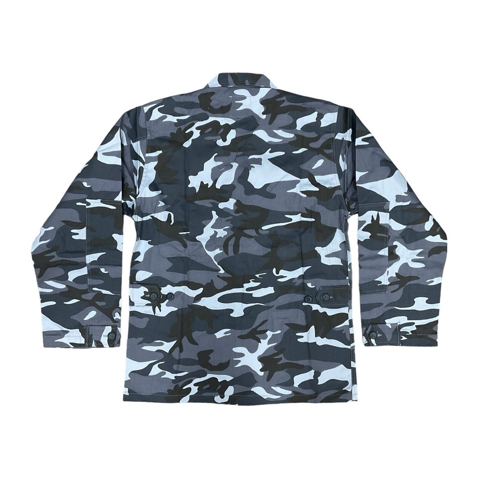 US Army Style BDU Jacket & Trousers OPFOR Blue Camo Uniform 'Mag Force ...