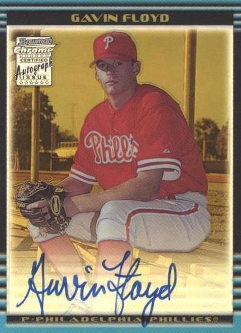 2002 Bowman Chrome - Gavin Floyd #396 Gold Refractor (AU) for sale ...