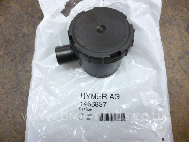 HYMER ERIBA MOTORHOME CARAVAN SINGLE WASTE TRAP ASSEMBLY - WITH PLUG ...