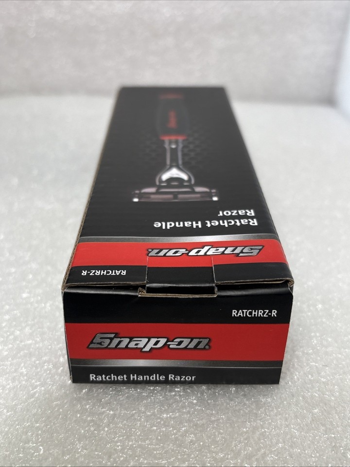 SNAP ON Tools Razor Soft Grip RED Ratchet Handle 3 Blade Shaver RATCRZ ...