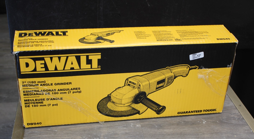 DeWalt DW840 7" Medium Angle Corded Electric Grinder - NEW | eBay