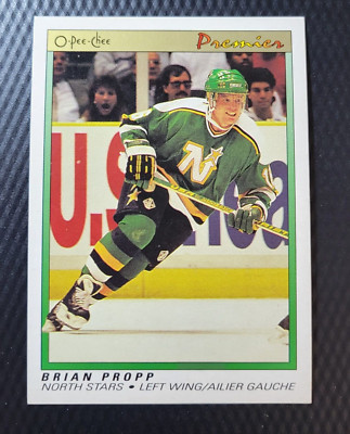 1990-91 O-Pee-Chee Premier BRIAN PROPP Minnesota North Stars Hockey NHL ...