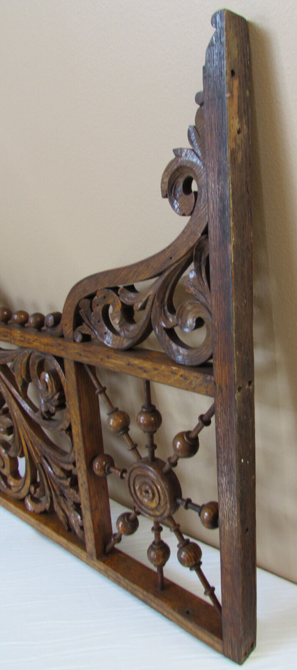 Vintage Antique Wooden Victorian Ornate Gingerbread Decorative Fretwork ...