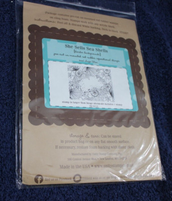 Unity Stamp Company Rubber Stamps - She Sells Sea Shells | eBay
