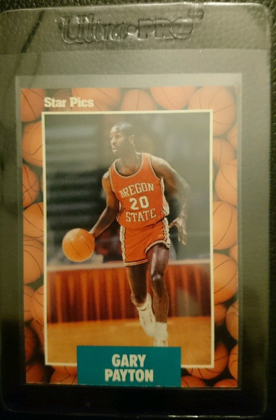 1990 STAR PICS #21 GARY PAYTON ROOKIE CARD RC OREGON STATE SEATTLE HOF ...