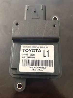 2012 Toyota Corolla Seat Occupant Detection Sensor Module 89952-02011 ...
