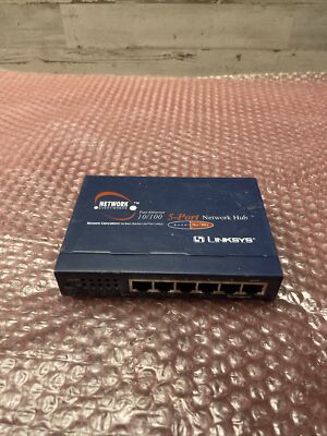 NO CORDS Linksys Fast Ethernet 10/100 5-port Hub P/N NH1005,V2 | eBay