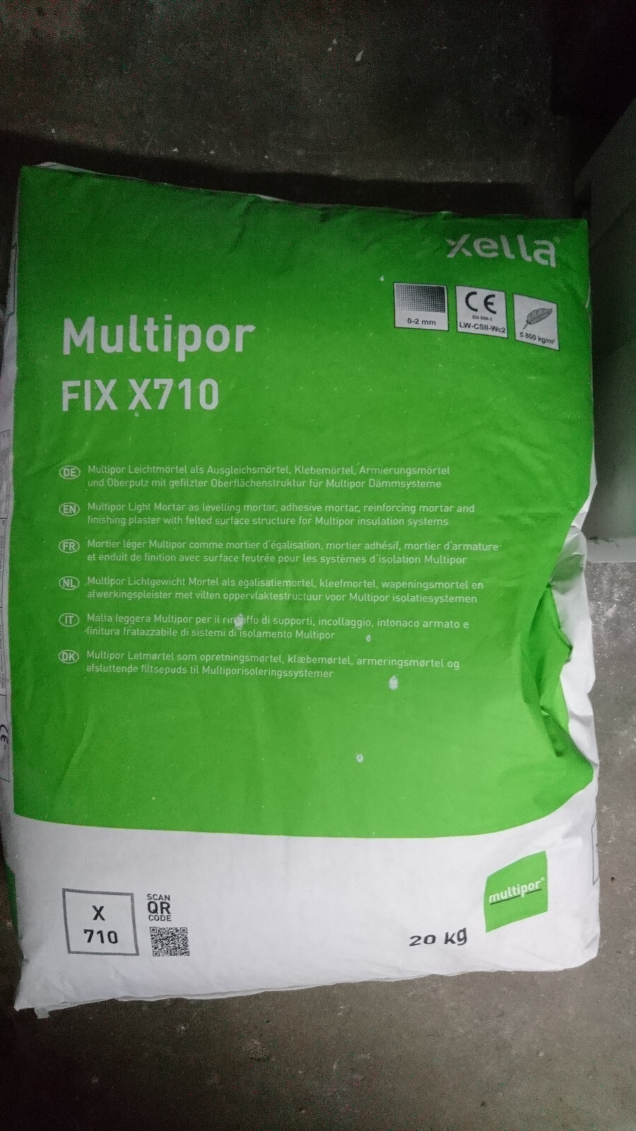 Multipor Leicht- und Klebemörtel FIX X710 20 kg | eBay.de