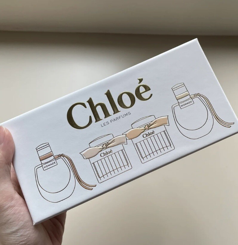 Chloe Miniature Perfume Set Chloe EDP, Chloe EDT, Nomade EDP, Nomade ...