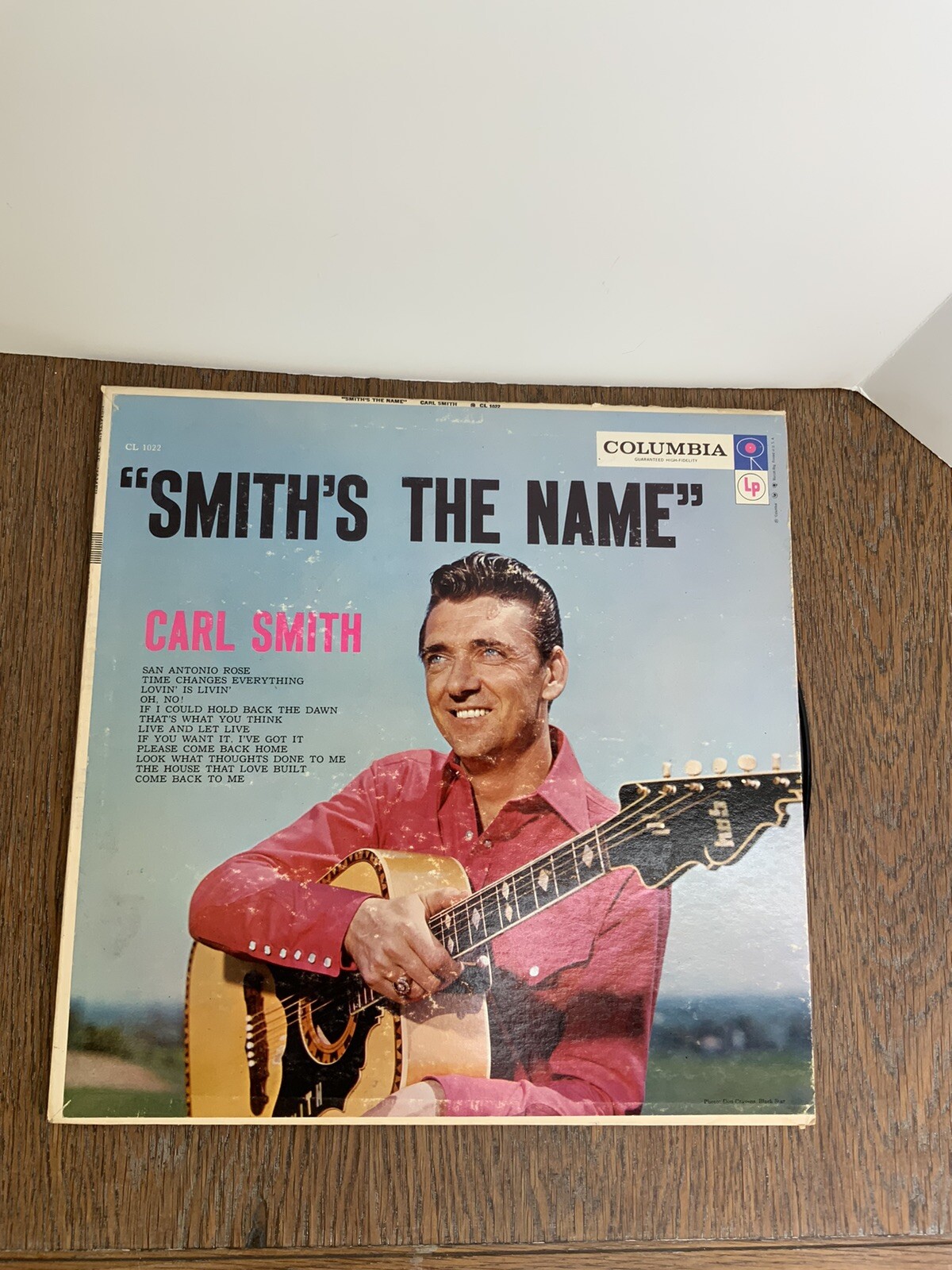 Carl Smith Smith's The Name Country LP Columbia Records LP Vintage ...