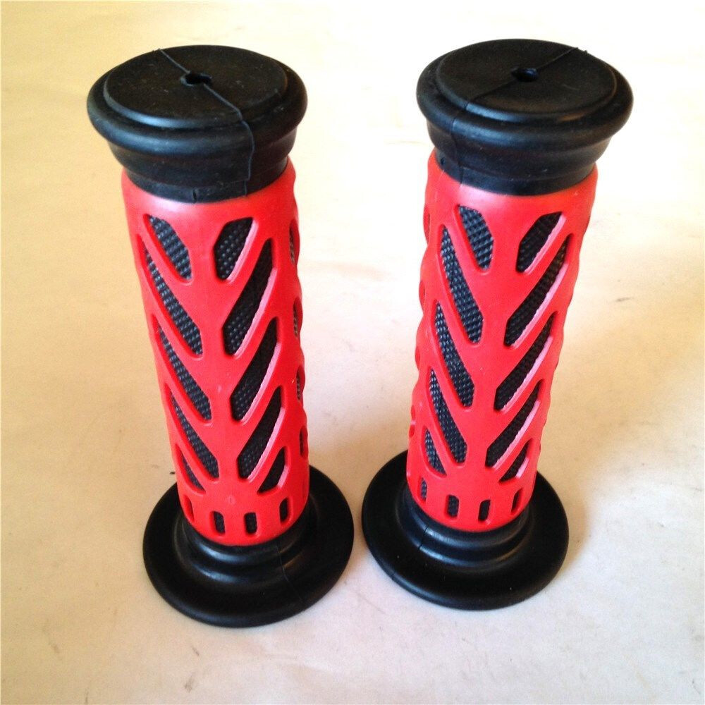 RED Gel Hand Grips 25mm 1" For ATV Brute Force Prairie BRUIN Kawasaki ...