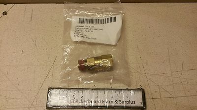 NOS Bendix Straight 1/2" Check Valve 10628245-2 5003980 4820015497410 ...