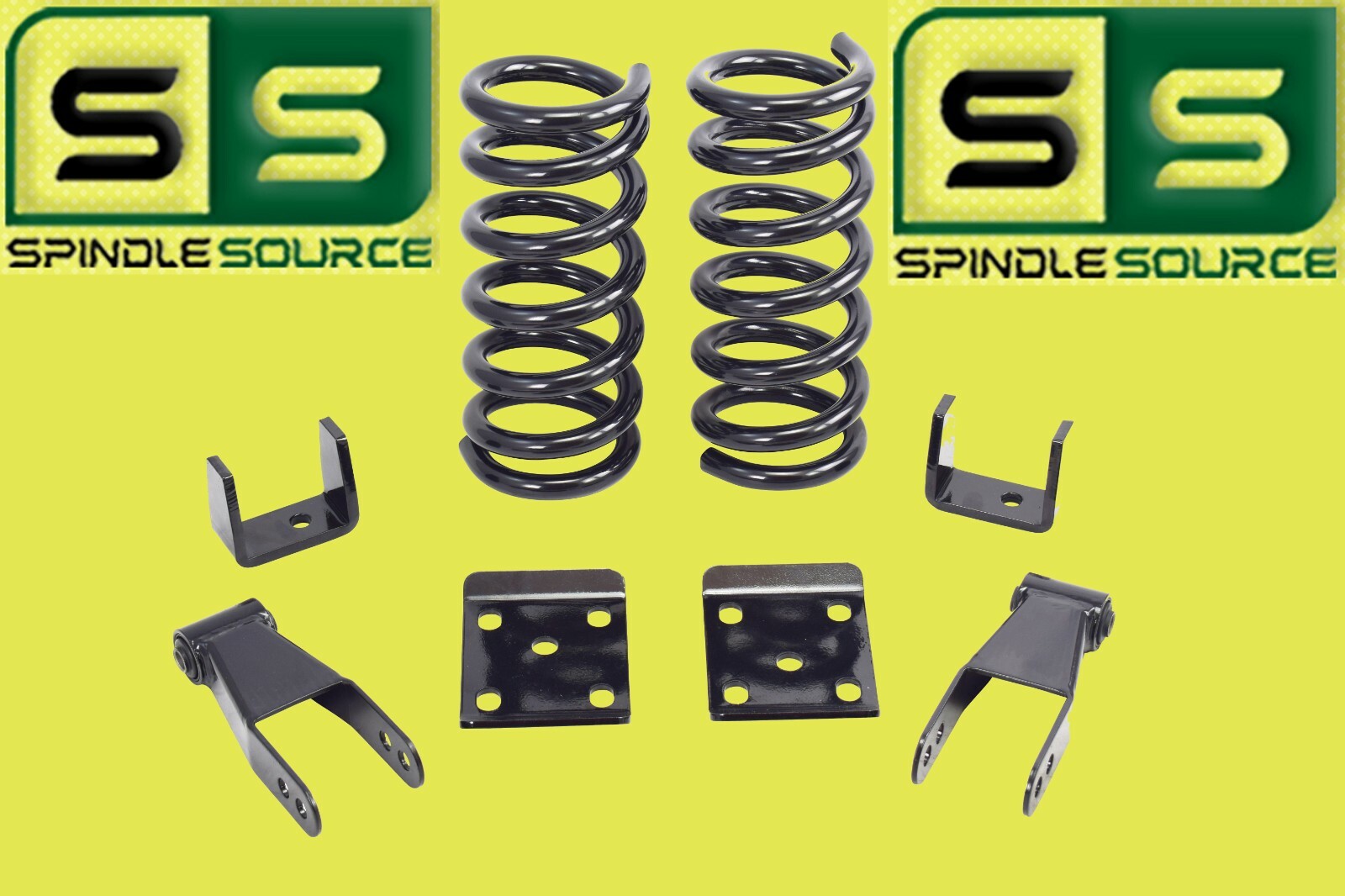 3"/4" Drop Lowering Kit Fits 98-15 Ford Ranger 2WD Coil Flip SPR CODE-2 ...