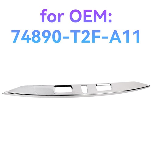 Fit For 13-15 Honda Accord Rear License Garnish Molding Chrome Trims ...