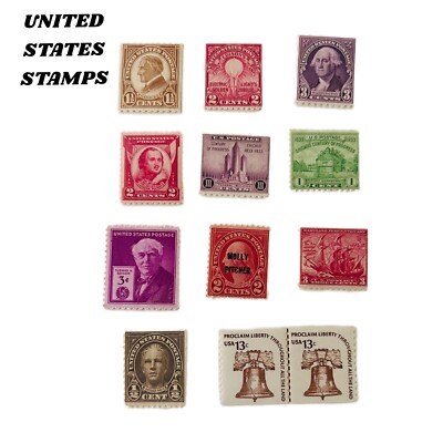 1900’s UNITED STATES POSTAGE STAMPS Lot Of 11 SJXX-501 | eBay