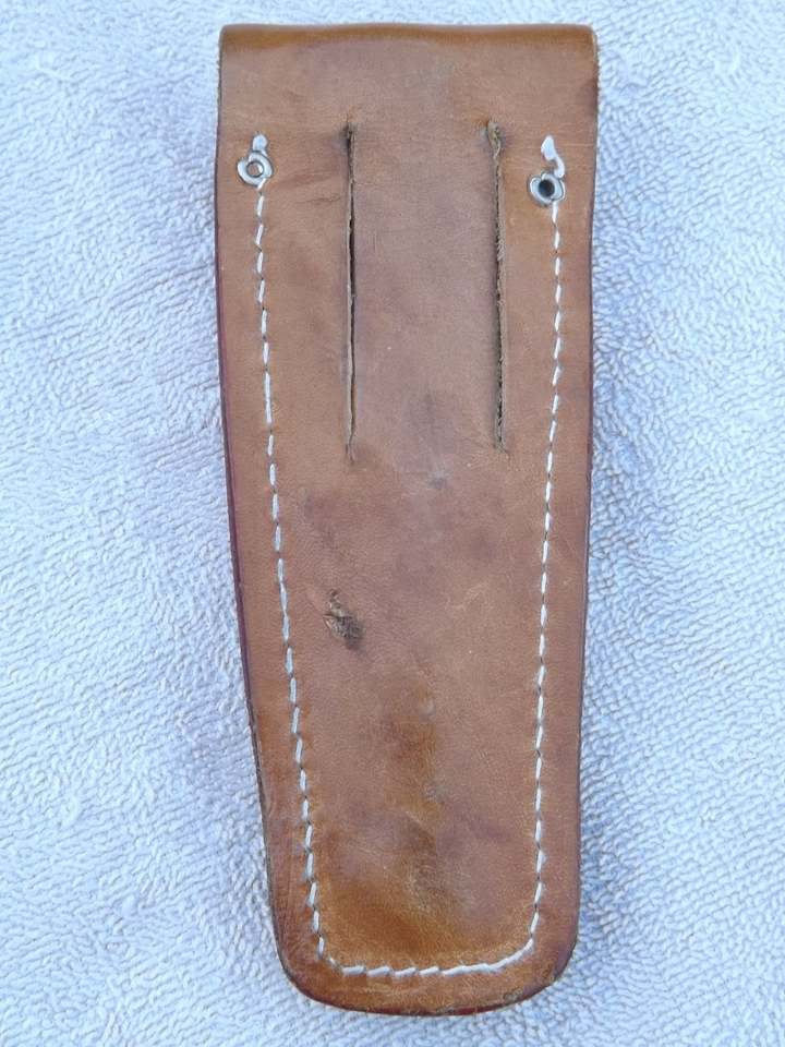VINTAGE BOKER TREE BRAND KNIFE Leather Sheath Only USED TAKE A 5" INCH ...