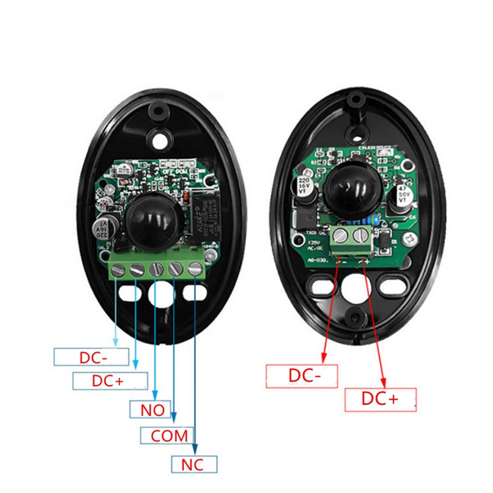 20M Single Beam Detector Alarm Photoelectric Infrared Laser Sensor Anti ...