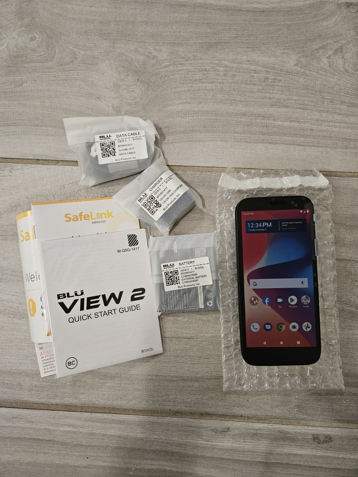 Tracfone/Safelink BLU View 2 - B131DL - 32GB - Black - Prepaid ...