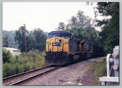Railroad Photo - CSX #8 Diesel Locomotive 1990s Freight Train | eBay
