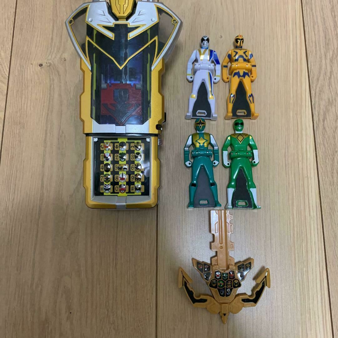 POWER RANGERS Super Megaforce GOKAIGER Gokai Cellular Ranger key 5p Set ...