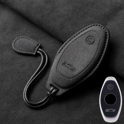 Suede Leather Car Remote Key Cover Case For Mclaren 675LT 570GT 720S ...
