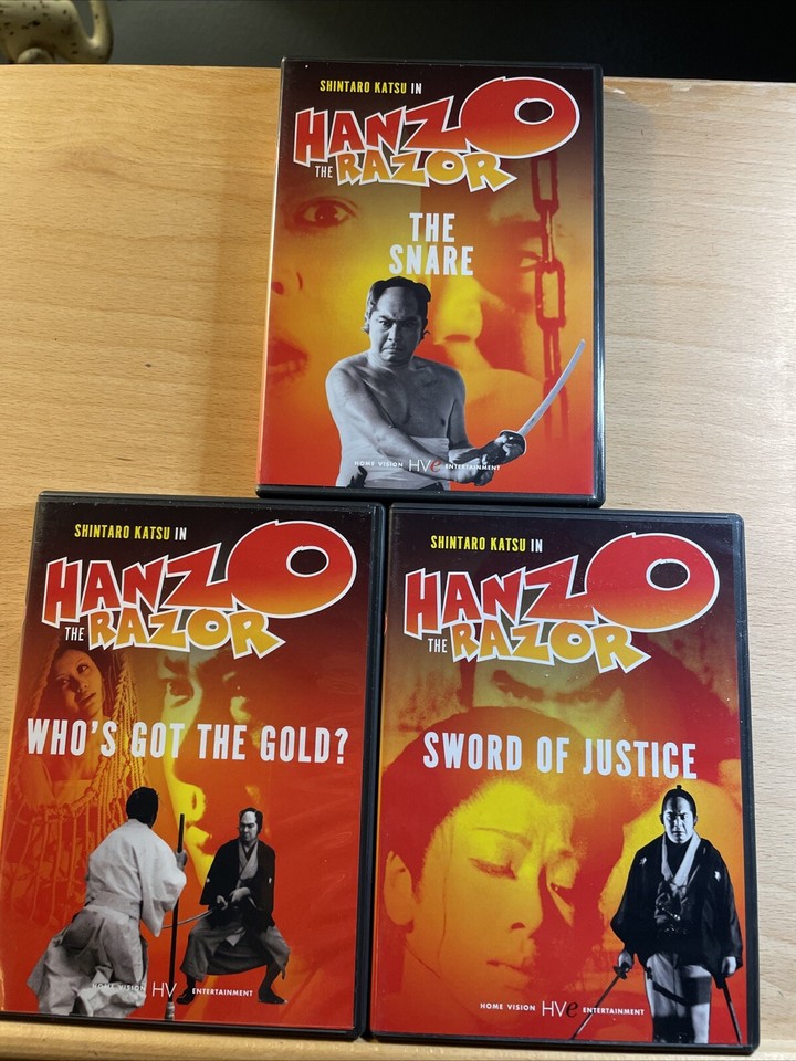 Hanzo: The Razor 3 Disc Box Set (DVD, 2005, 3-Disc Set, Special Edition ...