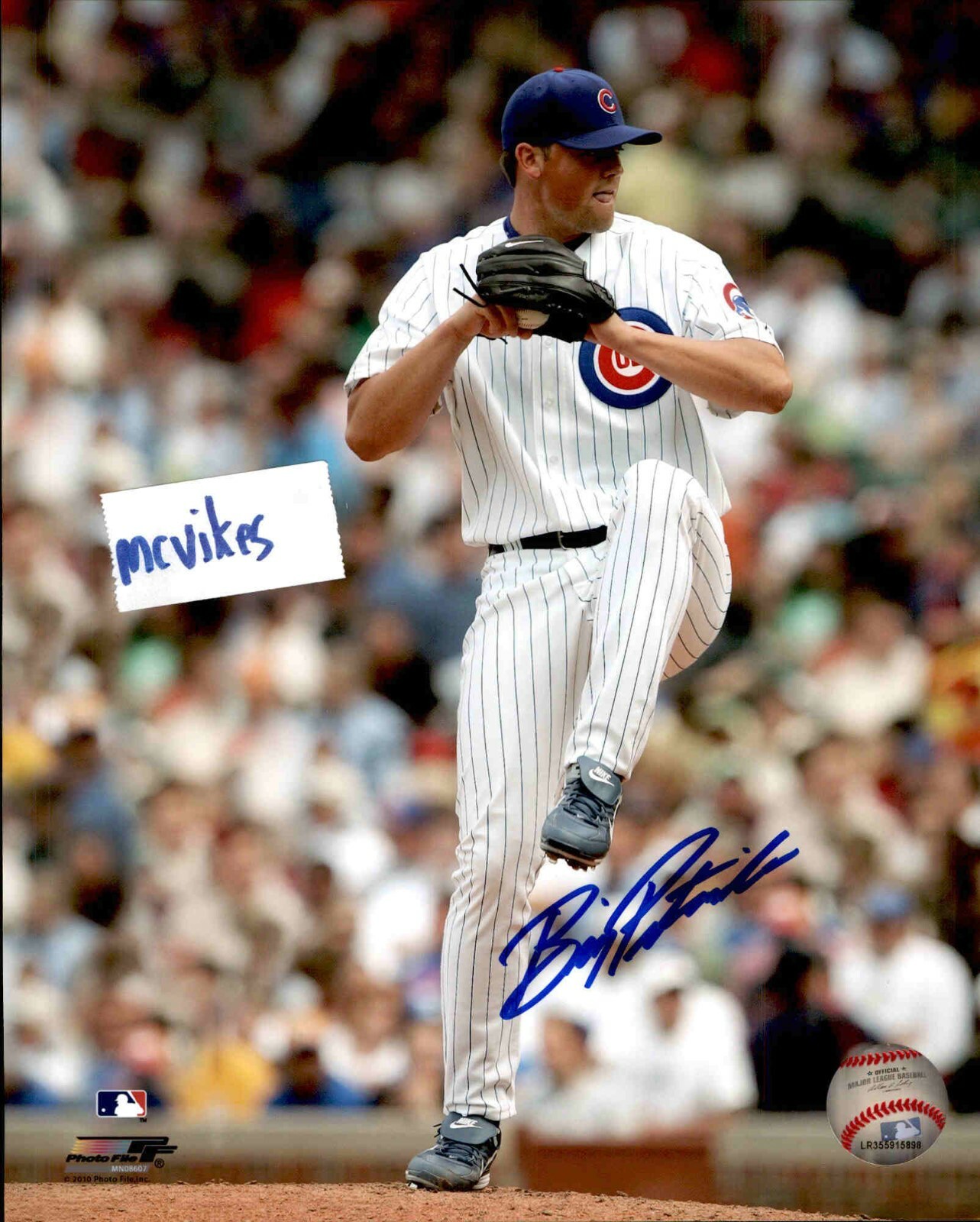 Billy Petrick 2007 Chicago Cubs Autographed Signed 8x10 Photo COA ...