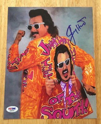 JIMMY HART Signed Autograph 8x10 Photo WWE AWA WWF WCW TNA ROH With PSA ...