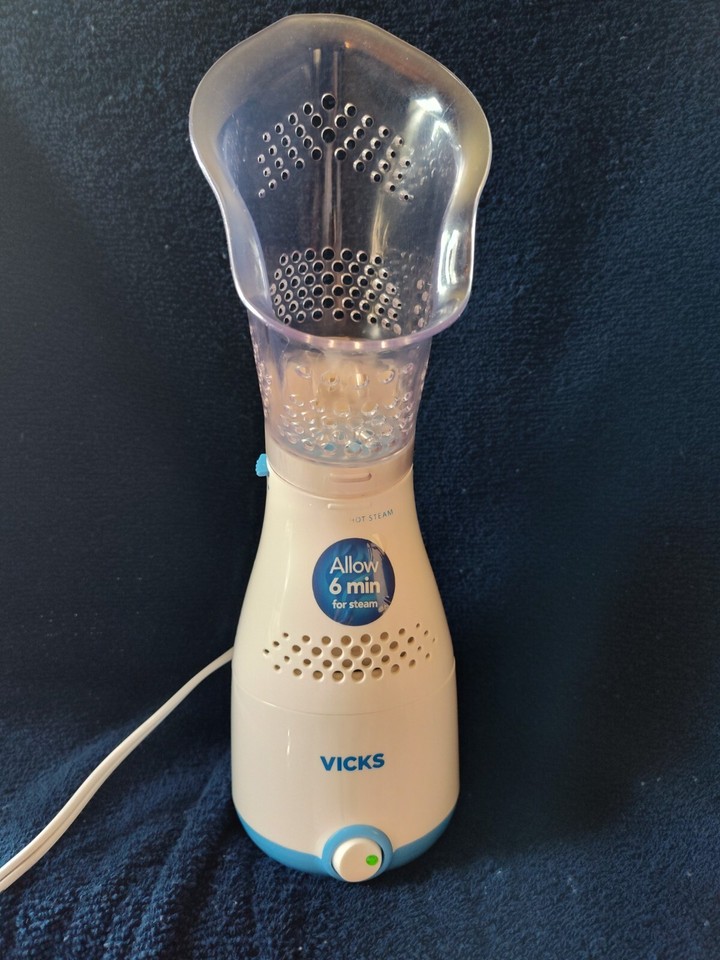 Vicks Personal Steam Inhaler with Variable Steam Control & Soft Mask ...