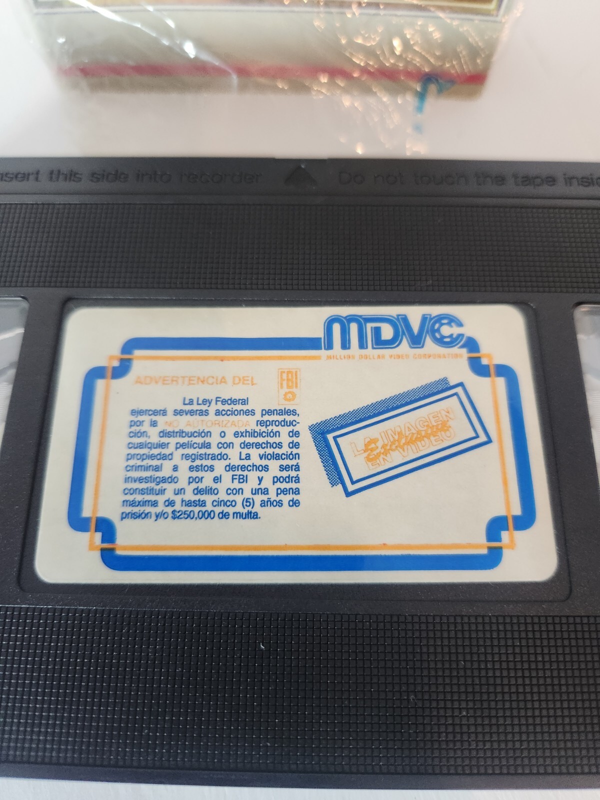 Al Filo De La Ley MDVC Rare Mexican Oop HTF Action 1986 VHS Slip Cover ...