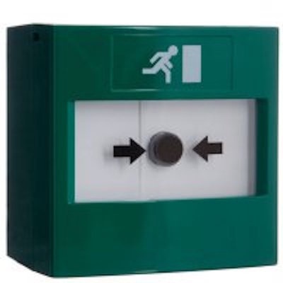 STI Break Glass Resettable Call Point GREEN -STIRPGS11-FREE POSTAGE ...