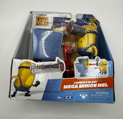 Illumination's Despicable Me 4 - Launch & Blast MEGA MINION MEL Toy ...