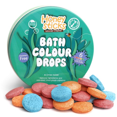 Bath Color Tablets for Kids - Non Toxic Bathtub Drops Made with Natural ...