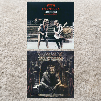 Ozzy Osbourne Vinyl Lot of 2 Montreal ‘81 and KC ‘86 White 2LP Ltd 1000 ...