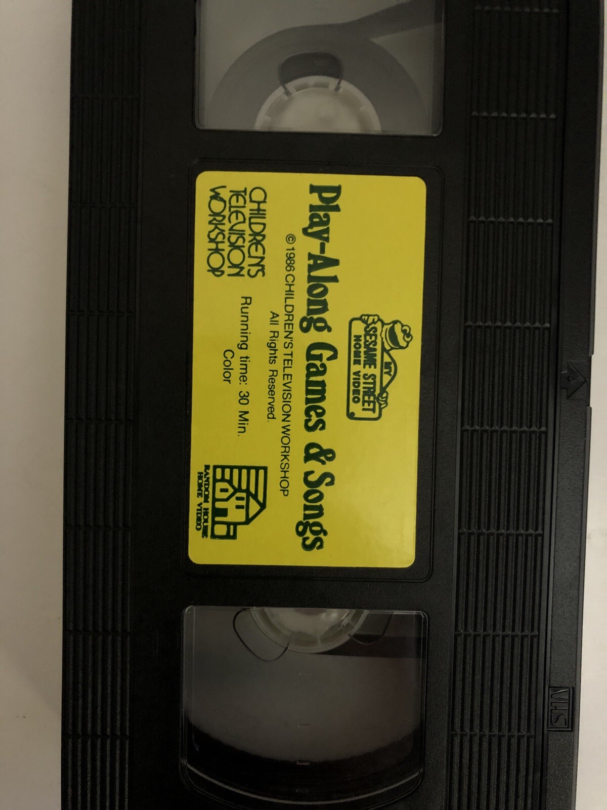 Sesame Street Play Along Games & Songs(VHS,1986)TESTED-RARE VINTAGE ...