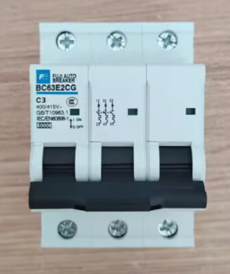 Fuji Electric Miniature Circuit Breaker MCB BC63E2CG-3P C3 3A | eBay