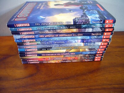 HUGE Lot of 13 I SURVIVED Books Series by Lauren Tarshis Set 1863 to ...