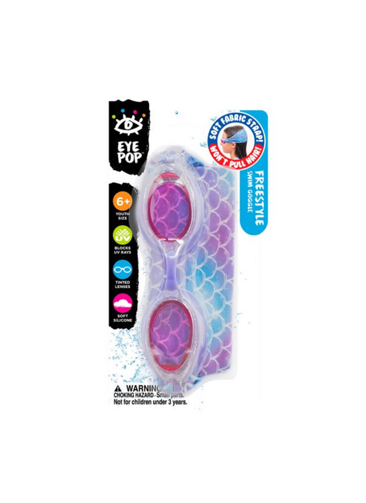 Eye Pop Freestyle Goggle Youth Mermaid Swim Goggle UV Protect 7+- NEW ...