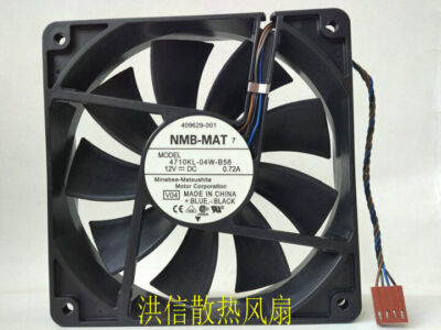 Fan 4710KL-04W-B56 12025 12CM DC 12V 0.72A 4 Pin | eBay