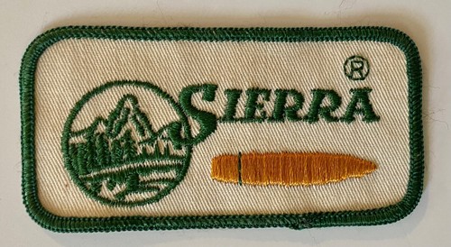 SIERRA CLUB~Vintage Embroidered Sew on Patch~Bullet~Hunting | eBay