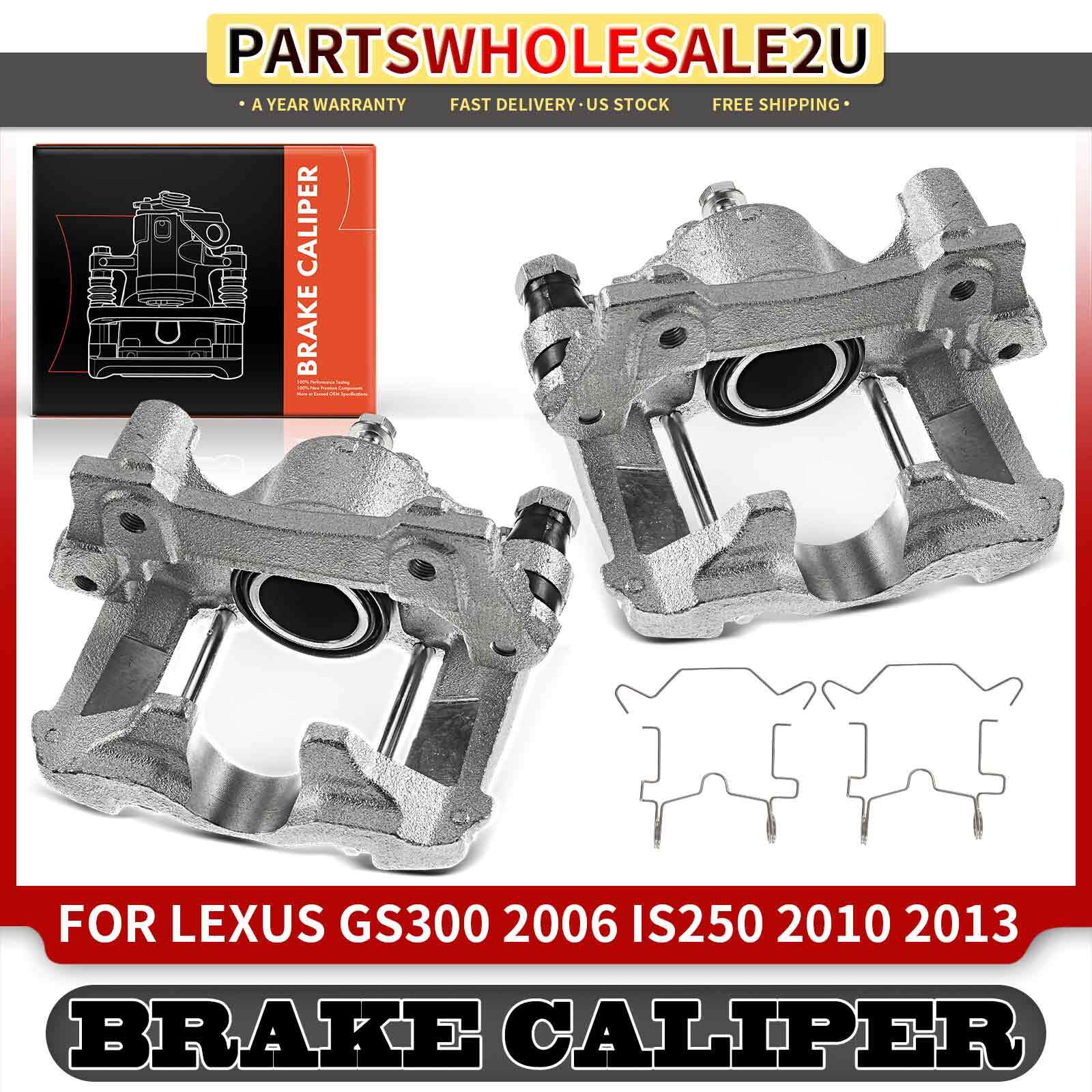 2x Disc Brake Caliper w/ Bracket for Lexus GS300 2006 IS250 Rear Left ...