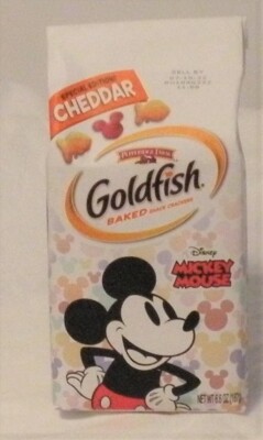 PEPPERIDGE Farm Mickey Mouse Goldfish Crackers Disney Special Edition ...