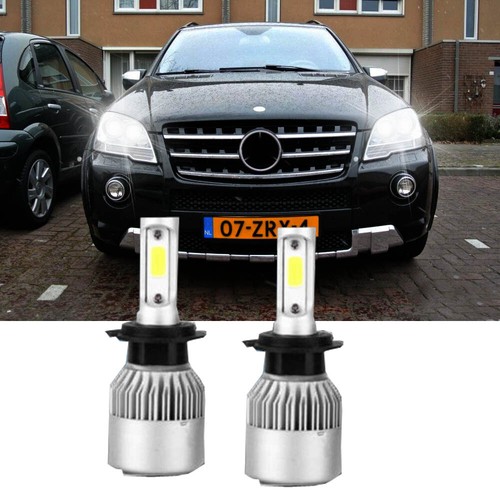 2x Bulbs H7 LED Headlight Low Beam 110W 6000K FOR Mercedes ML W164 2005 ...