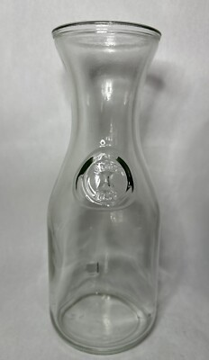 Vtg Paul Mason "Since 1852" Glass Milk Wine Bottle Carafe Vase ...