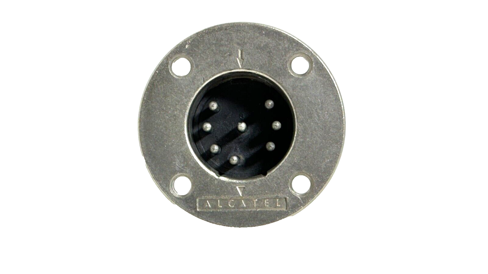 Alcatel EP8 8 Pin Silver Male Connector W/Raw End #1082 (Lot of 4)THS ...