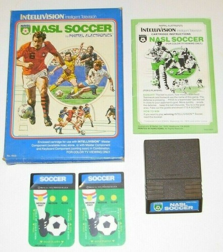 NASL Soccer Intellivision Complete w/cartridge box instructions ...