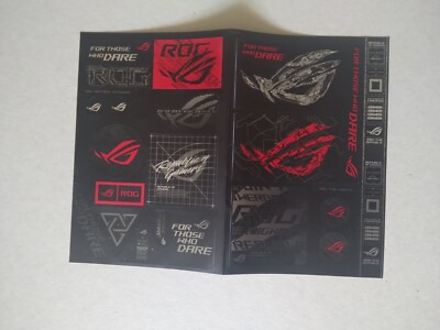 ASUS Republic of Gamers ROG Stickers from X670E HERO | eBay