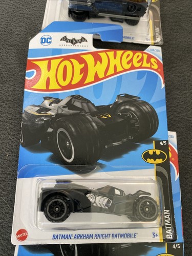 BATMAN - ARKHAM KNIGHT BATMOBILE Hot Wheels car DC Comics 2/5 149/250 ...